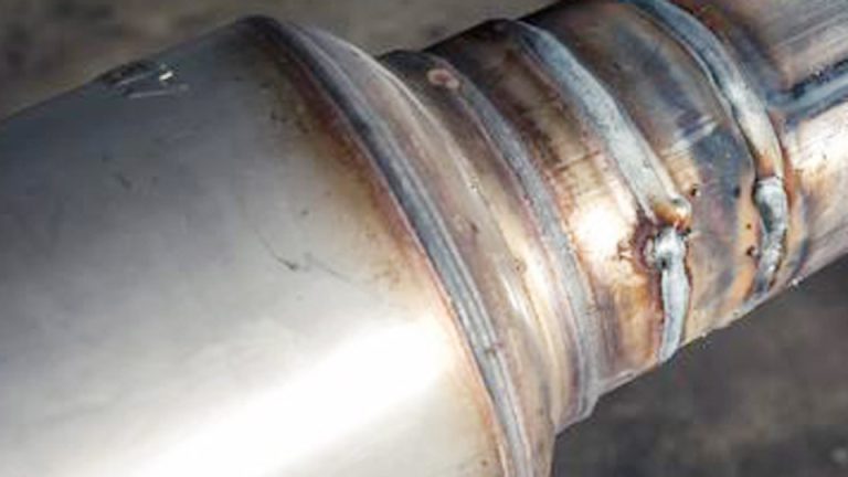 How I MIG Weld Exhaust Pipe Without Burn Through