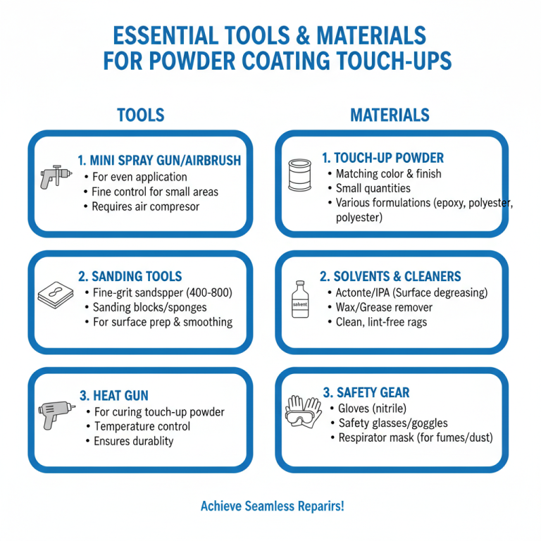 How to Touch Up Powder Coated Metal: A Complete Step-by-Step Guide