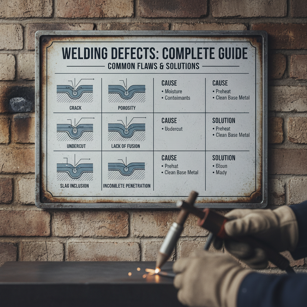 Welding Defects Chart: Complete Guide to Common Flaws and Solutions